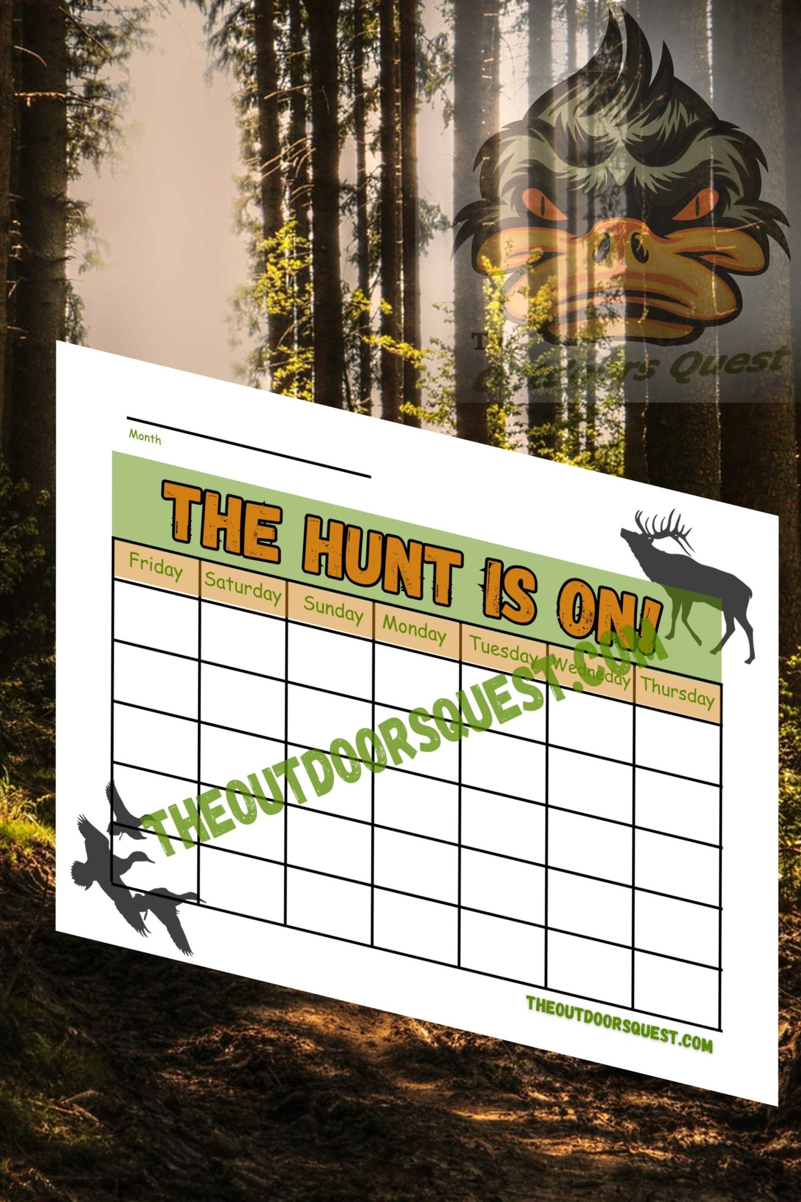 The Only Hunter’s Calendar You’ll Need – The Outdoors Quest